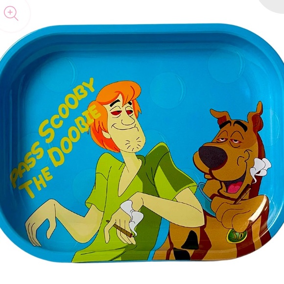 Dining | Scooby Doo Boobie Rolling Tray Smoke Shaggy New | Poshmark